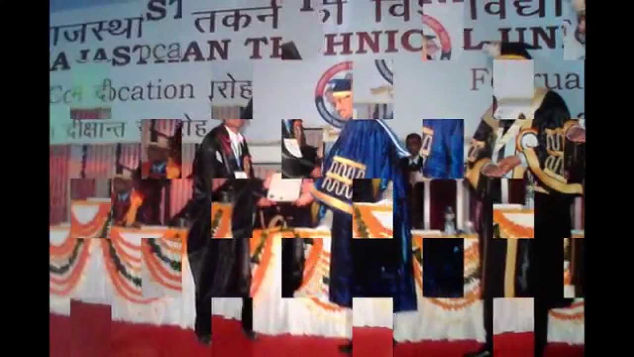 Hemant Kumar Saini --Degree @ RTU Convocation - YouTube