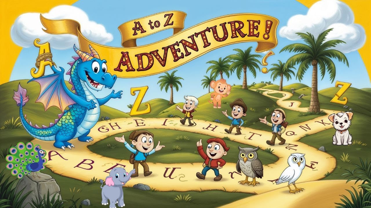 The ABCDE Learning Adventure: A Journey Through the Alphabet! - YouTube