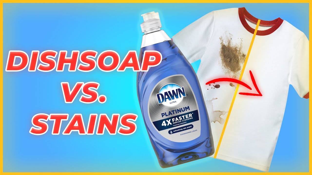 Will Dish Soap Remove Grease Stains from Clothes? - YouTube