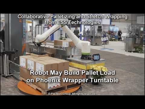 End-of-Line Robotic Palletizers and Stretch Wrappers from Pacteon Group - YouTube