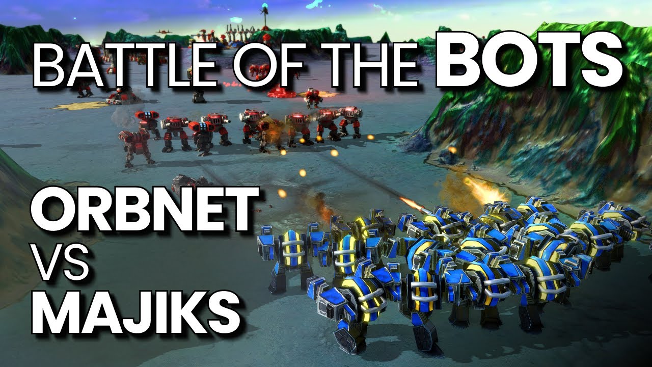Battle of the Bots! - Orbnet VS Majiks - Beyond All Reason 1v1 PVP Cast ...