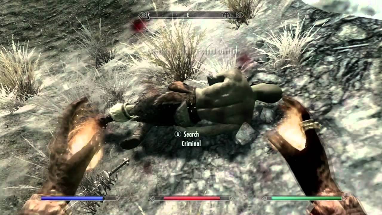 Skyrim Escaped Criminal Quest - YouTube