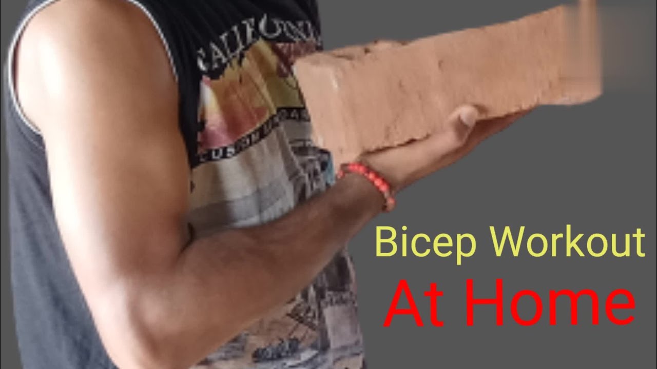 2 minute unique bicep workout at home. - YouTube