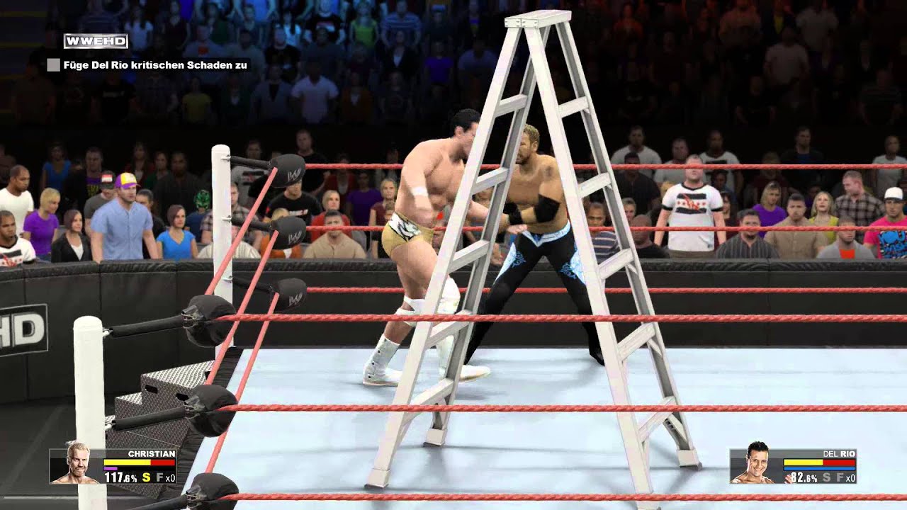 WWE Extreme Rules 2011: Christian vs Alberto del Rio (WWE 2K15 Showcase ...