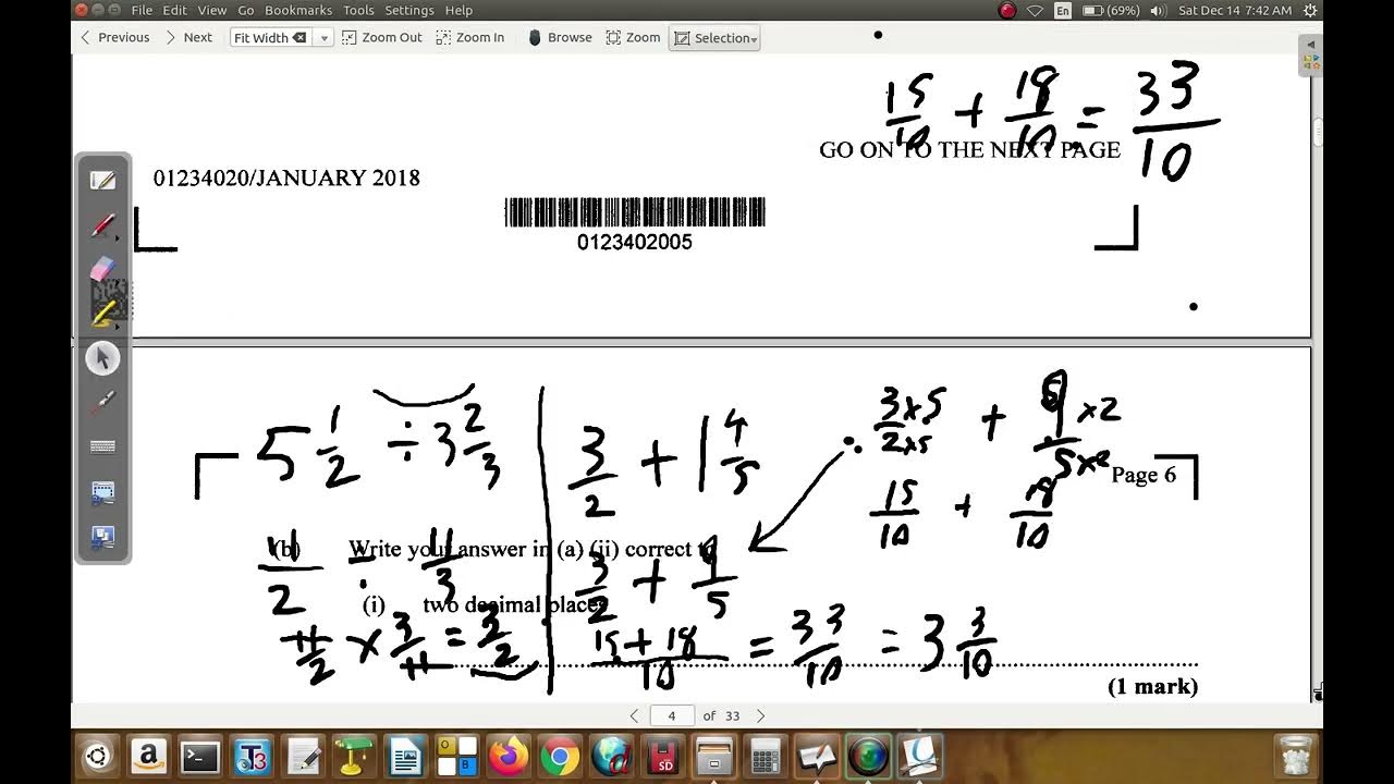 January 2018 Question 1 a and b. CSEC Mathematics Past Paper Solution ...