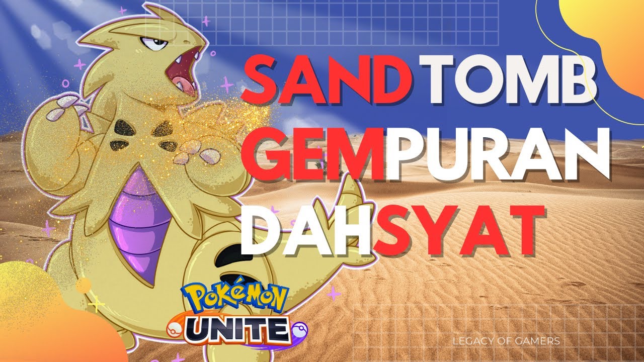 Tyranitar Sand Tomb, Gempuran Dahsyat!, Pokemon Unite - YouTube