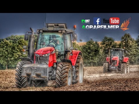 Ackern mit Massey Ferguson 6616+6490 / Die Agrarfilmer [HD]