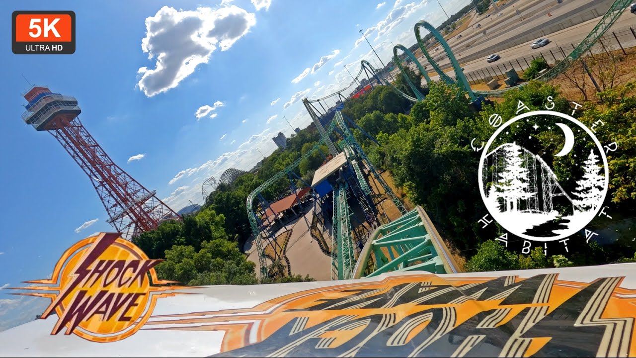 Shockwave Front Seat 5K 60FPS POV UHD | Double Looping Schwarzkopf ...