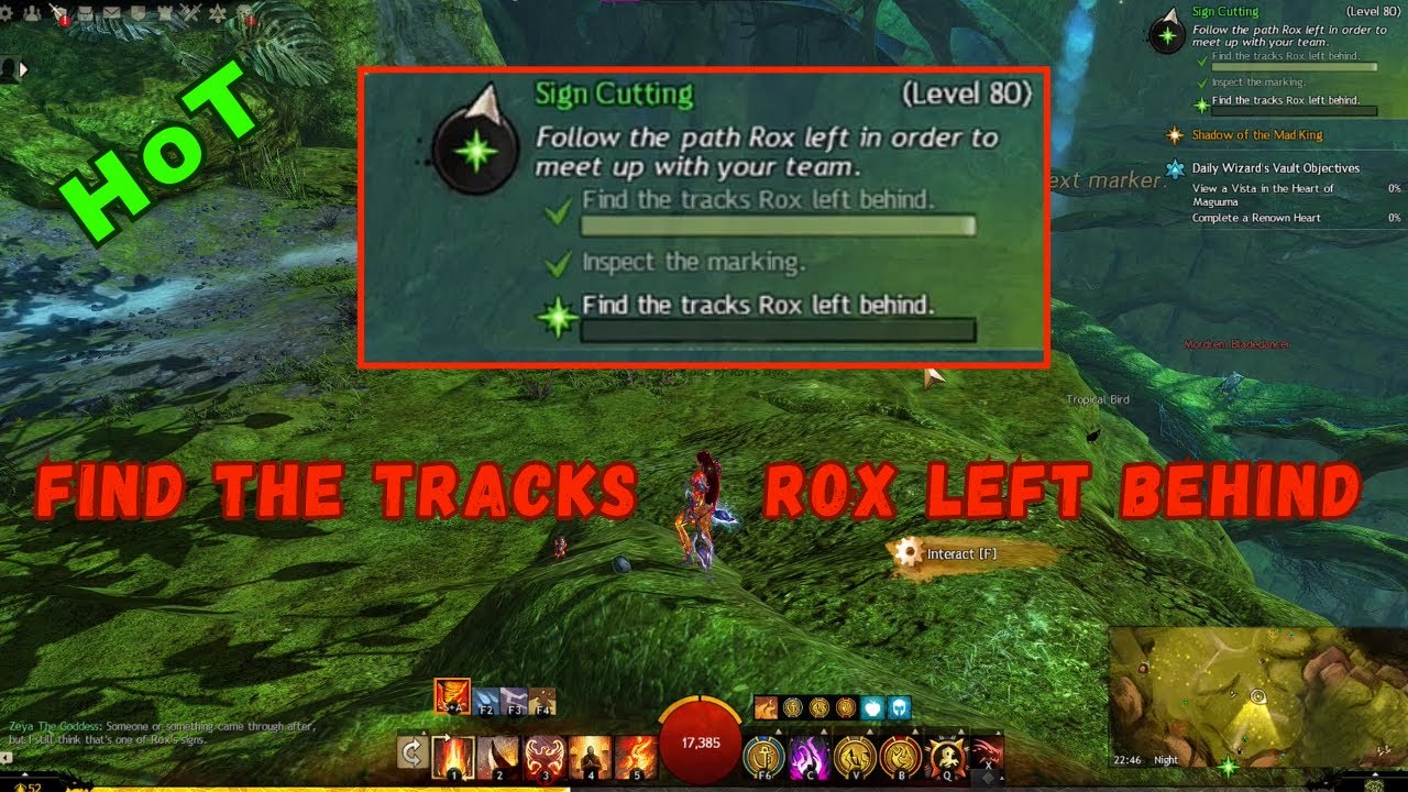 Find the tracks Rox left behind - Mission Sign Cutting (#14, Heart of ...