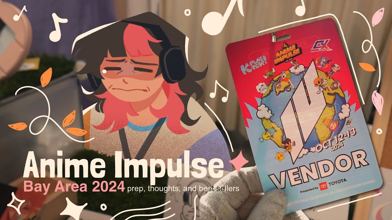 artist alley vlog anime impulse bay area 2024 - YouTube