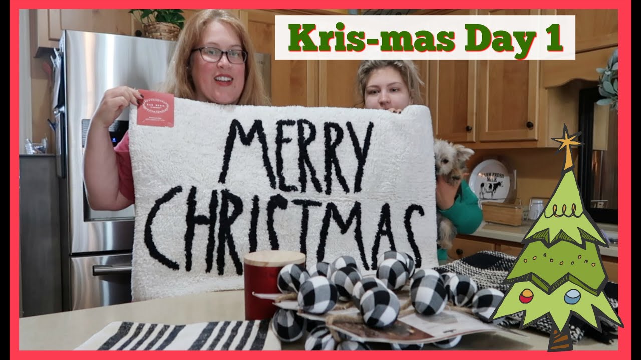 12 Days of Kris-mas Day 1 | Follow Us Around + TJ Maxx Haul! - YouTube