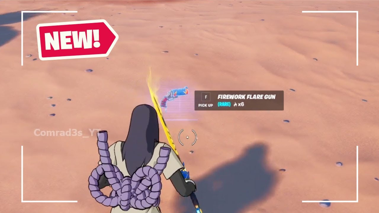 Fortnite New Firework Flare Gun New - Firework Flare Gun Gameplay - YouTube