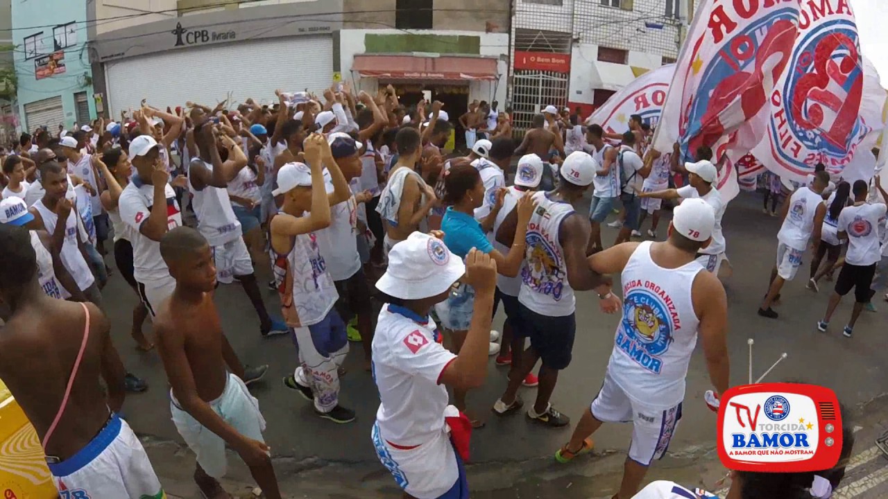 TORCIDA BAMOR COMANDA A FESTA NO BA X VICE DA SEMI FINAL DO NORDESTE ...