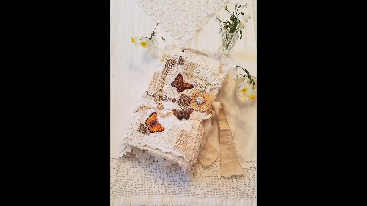 Junk Journal - Mini-Series - Part 4 - Finishing Up Painter's Tarp Cover ...