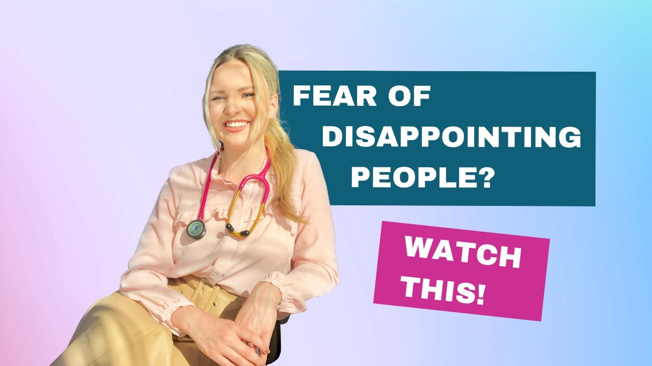 If you have a fear of disappointing people, watch this - YouTube