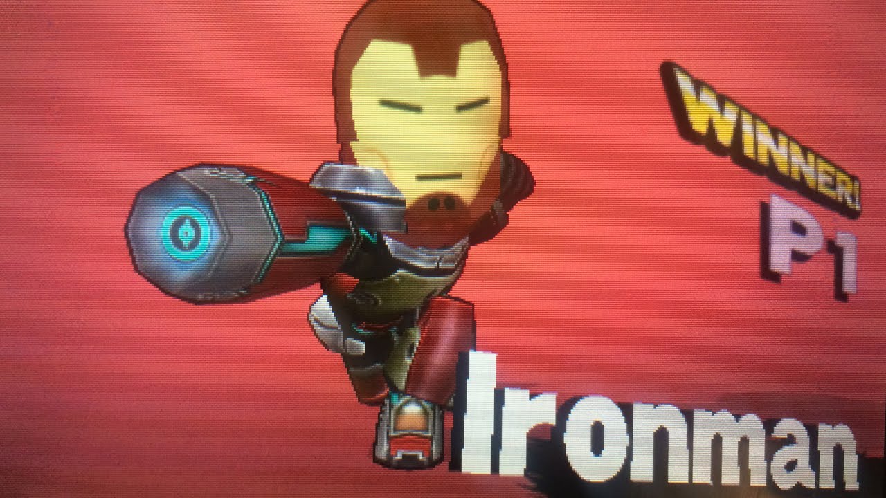 Smash Brothers for 3DS Ironman Mii - YouTube