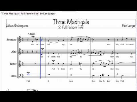 Compositions Book 3: Three Madrigals - Full Fathom Five - YouTube