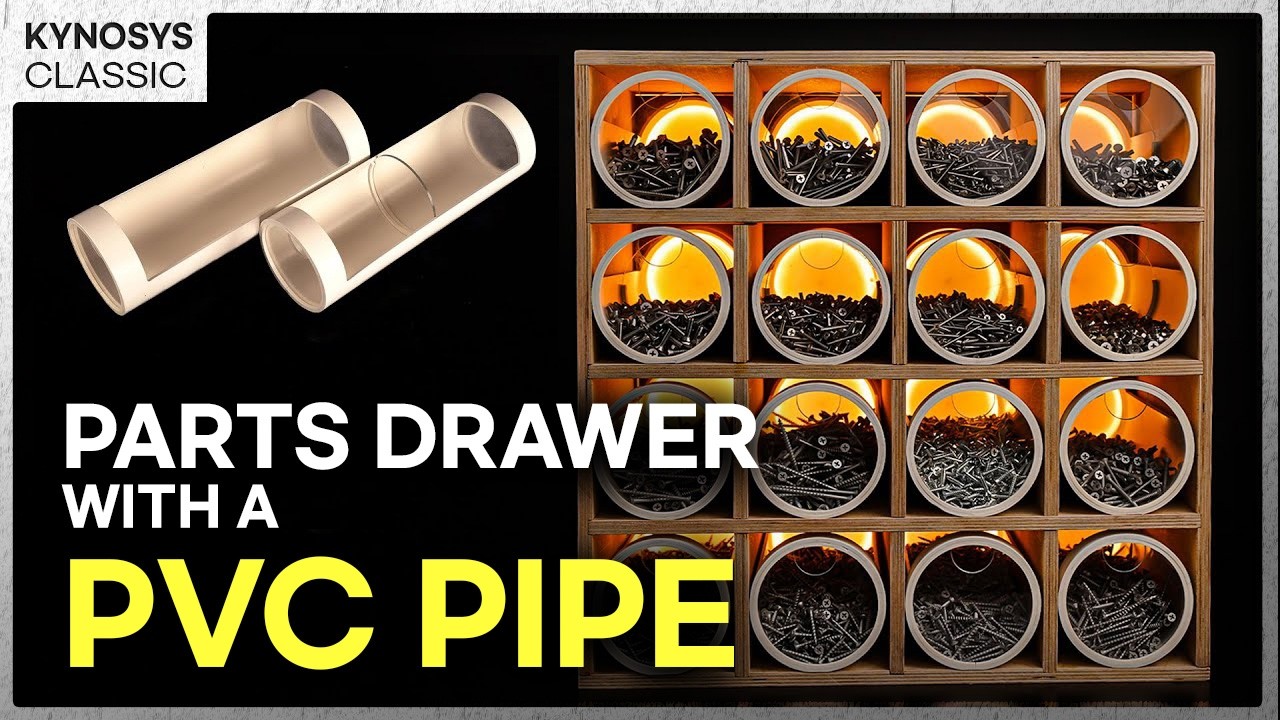 Parts Drawer with a PVC pipe │ DIY │ Kynosys Classic - YouTube