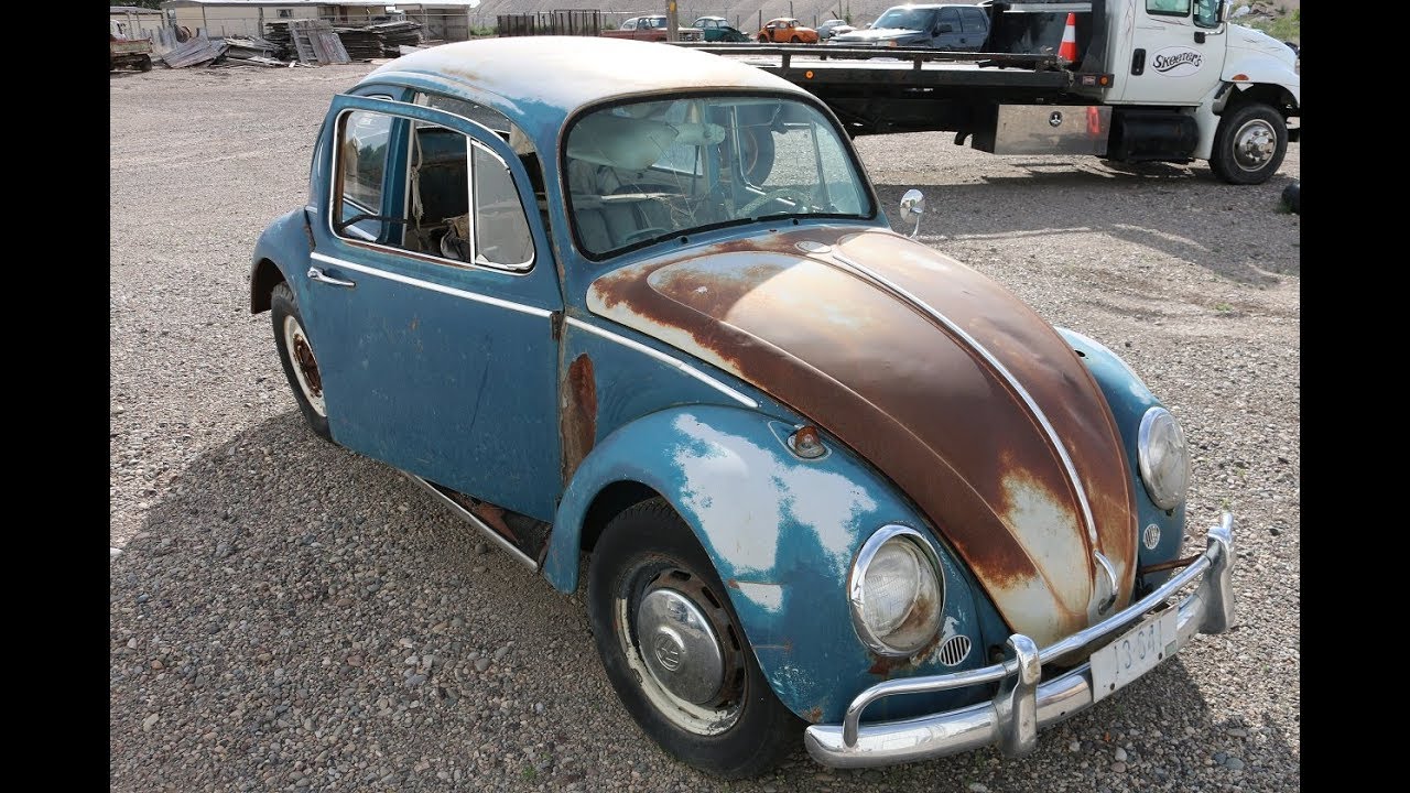 Closer Look At The 1966 Volkswagen Patina Bug. - YouTube