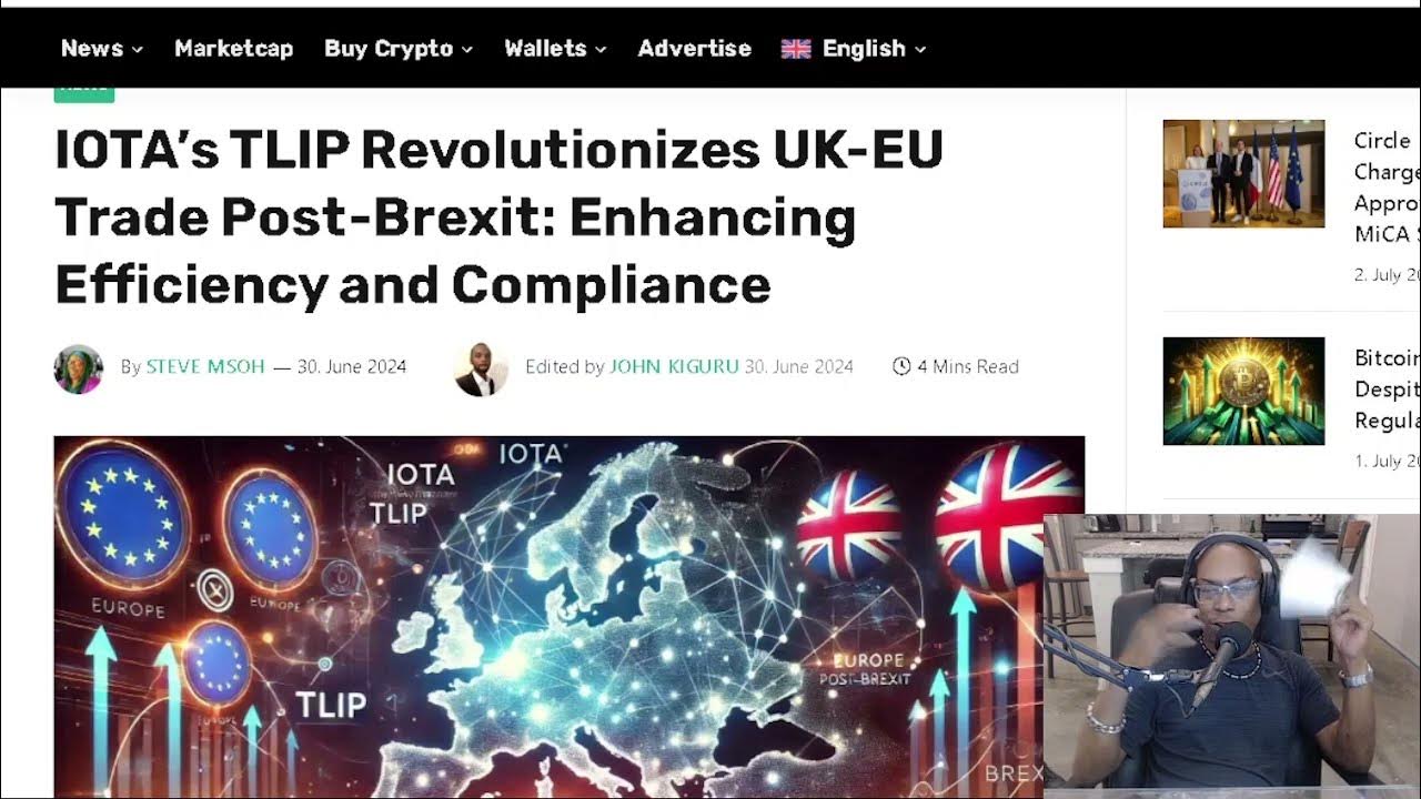 IOTA's TLIP Revolutionizes UK EU Trade Made with Clipchamp - YouTube