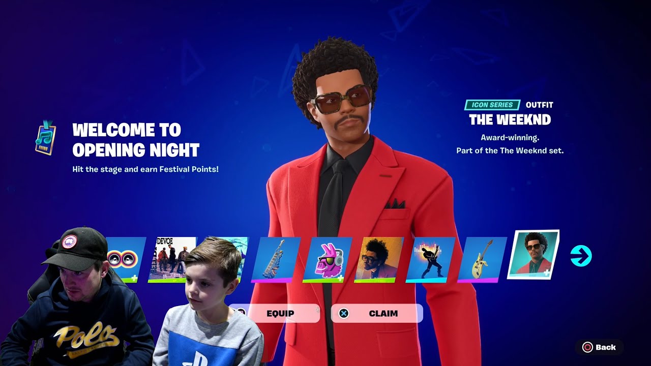 Unlocking The NEW WEEKND Battle Pass Skin With FREE Rewards & NEW item ...