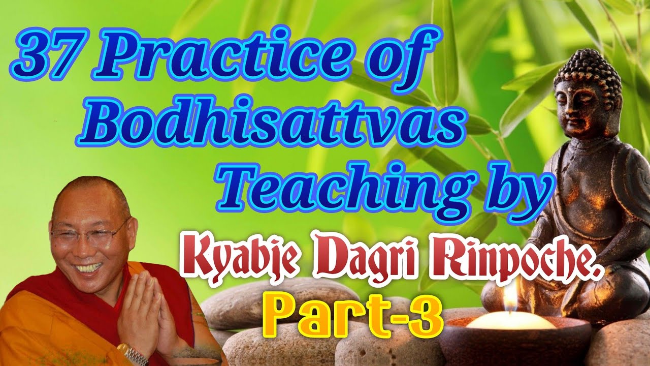 37 Practice of Bodhisattvas Teaching by Kyabje Dagri Rinpoche. Part-3 ...