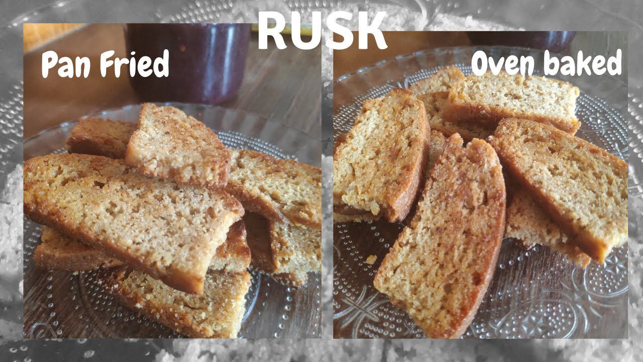 How to make rusk from bread - YouTube