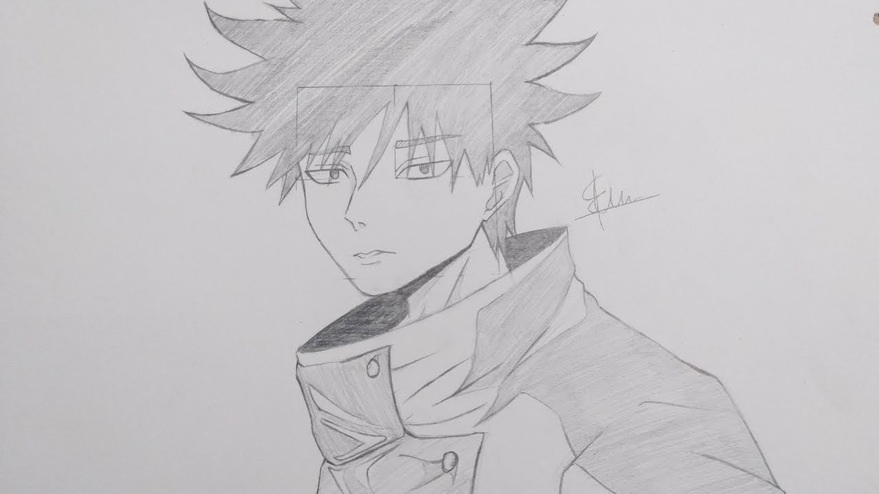 How to draw Fushiguro Megumi - Step by step Tutorial [Jujutsu kaisen ...