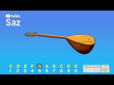 Saz - play with keyboard numbers