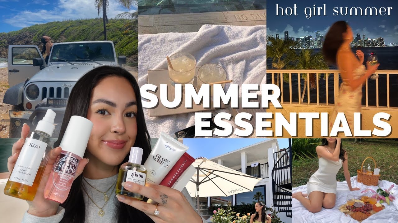 hot girl summer products | glow up this summer | self care summer ...
