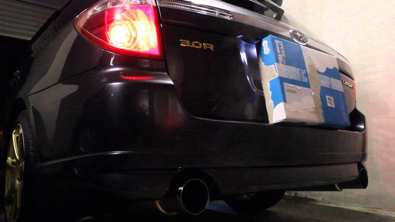 SUBARU LEGACY 3.0R [BPE] -KAKIMOTO sound- - YouTube
