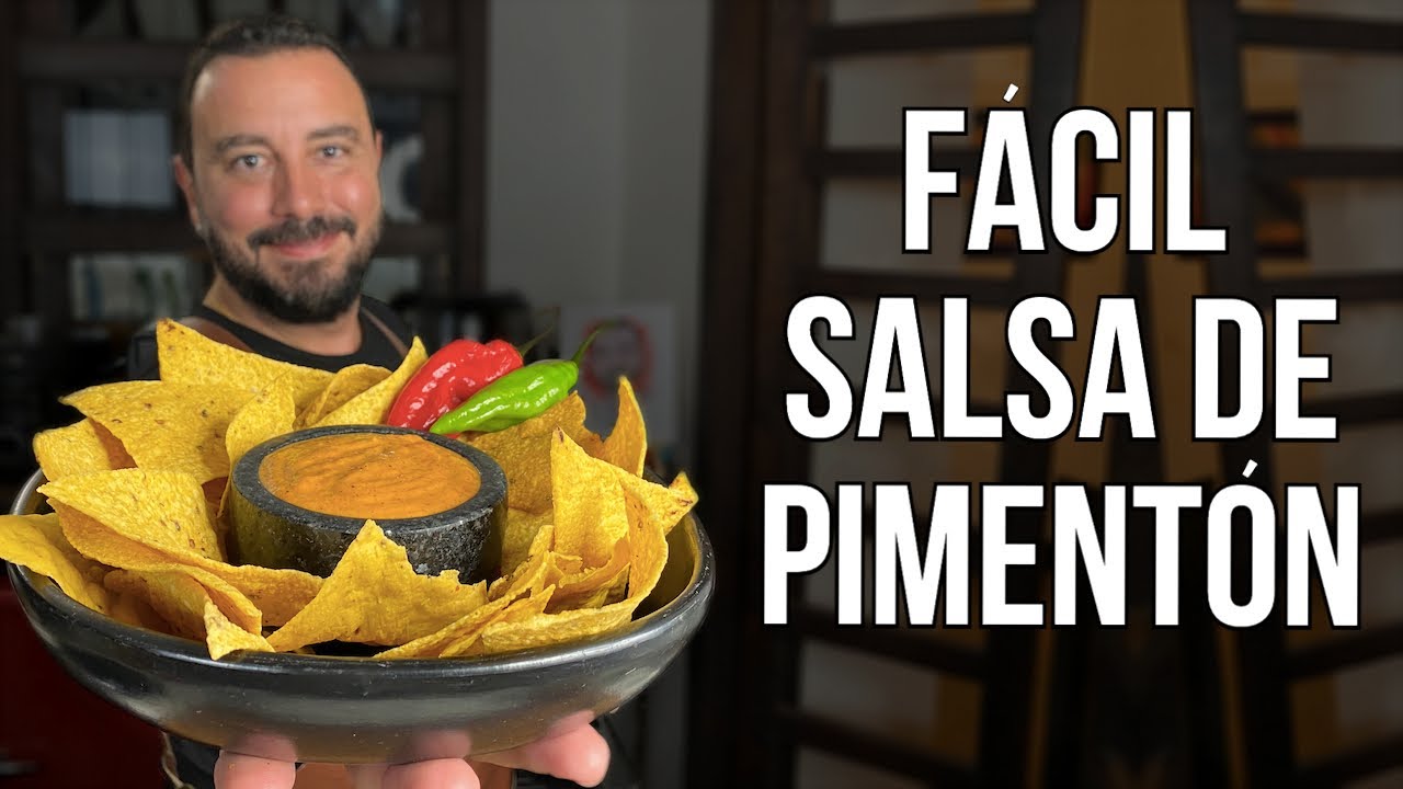 Cómo hacer una SALSA DE PIMENTONES AHUMADOS en minutos?! | Receta Fácil ...