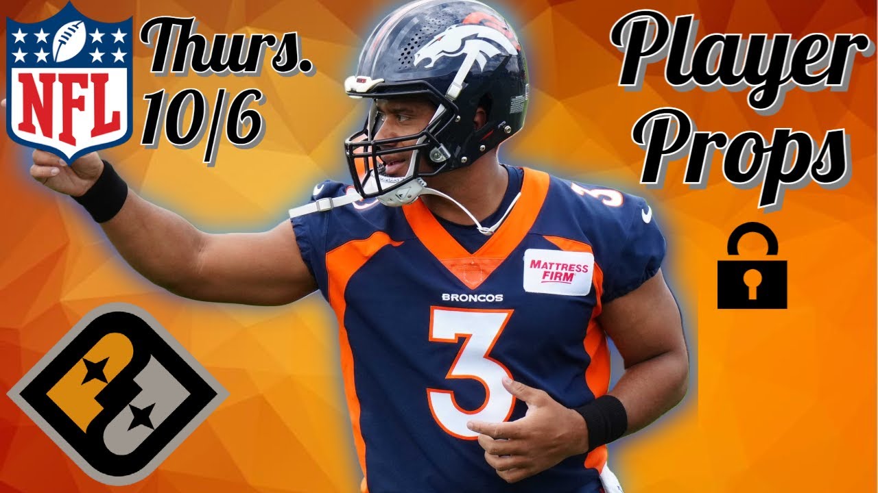 NFL THURSDAY NIGHT 10/06/22 | IND vs. DEN | The BEST Player Props ...