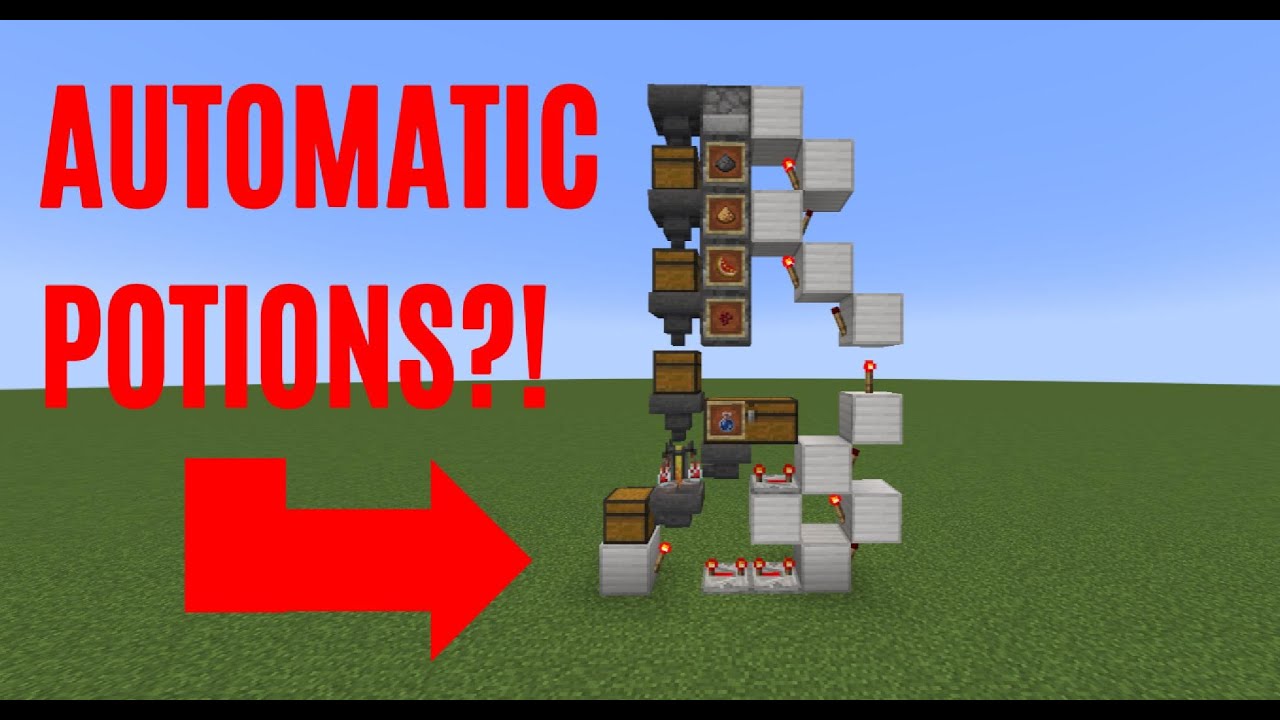 How To Build An Automatic Potion Brewer In Minecraft! (1.18+, Java ...
