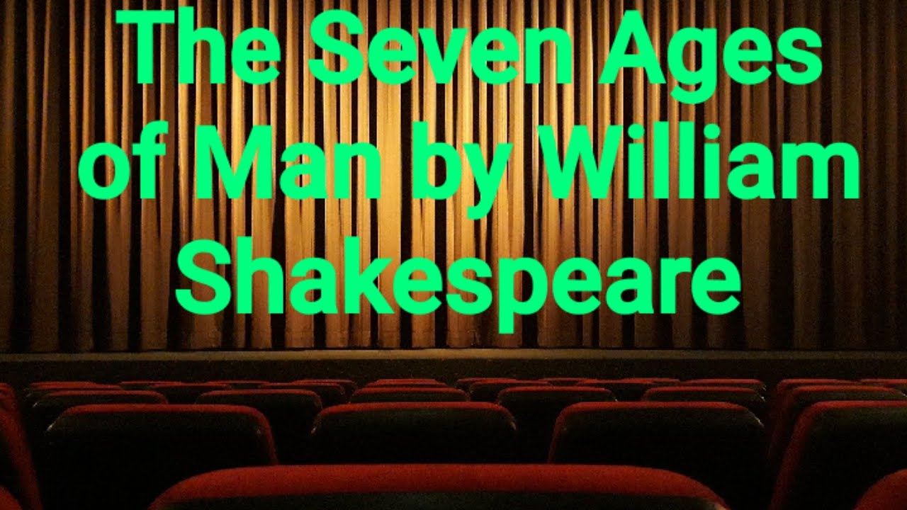 The seven ages of man by William Shakespeare - YouTube