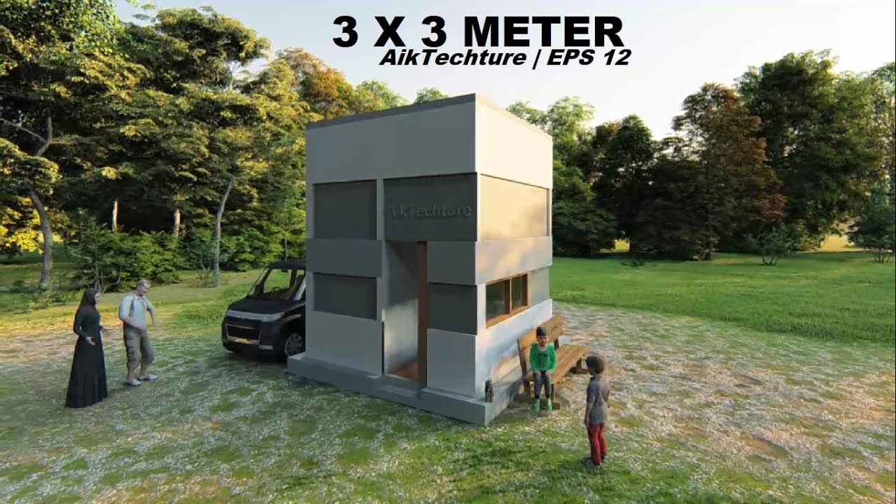 3 X 3 METER SMALL HOUSE | EPS 12 (NEW HOME) - YouTube