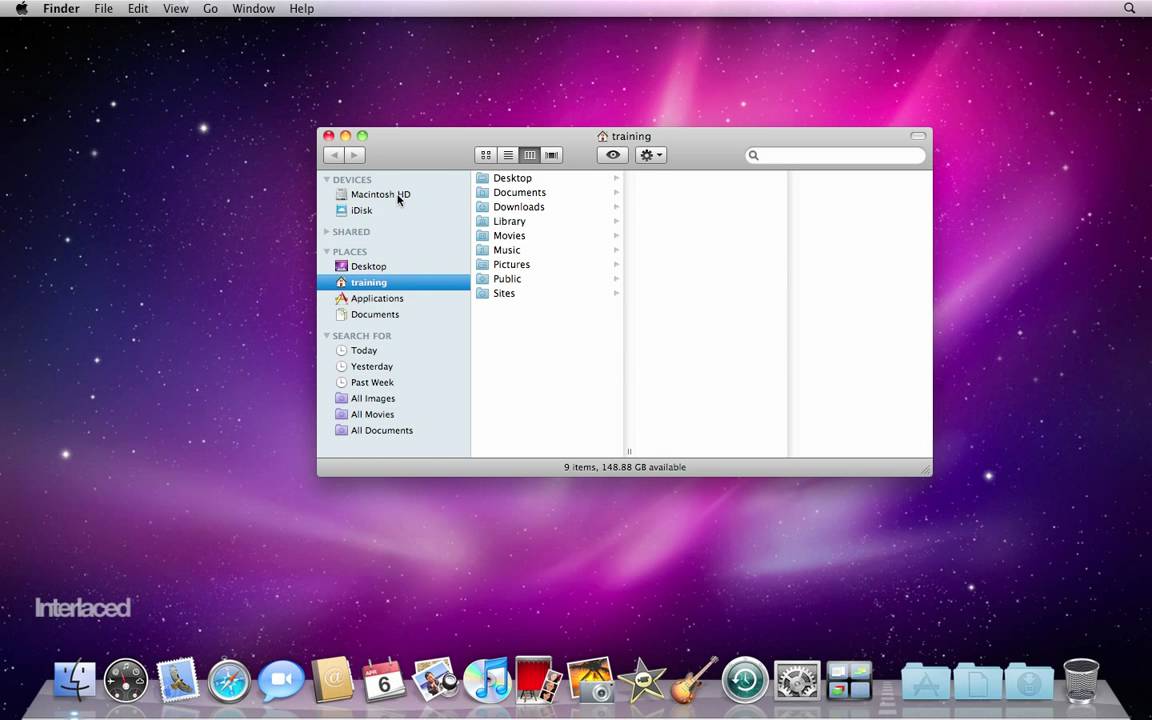Mac OS X Snow Leopard: Backing up with Time Machine - YouTube