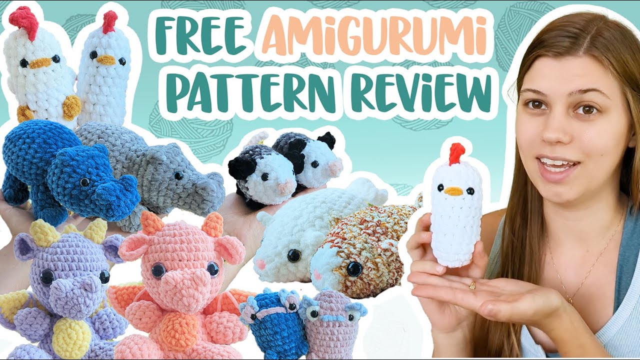Episode 16: Free Instagram Crochet Amigurumi Patterns Reviewing My ...