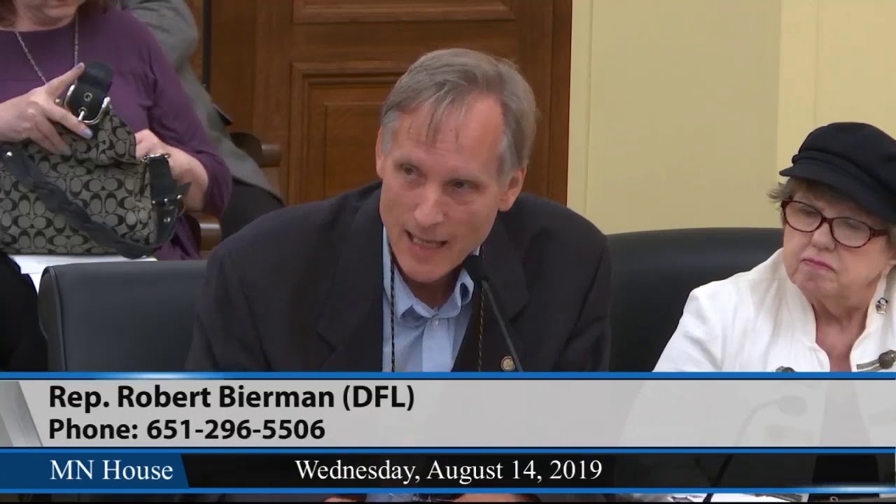 Rep. Robert Bierman speaks at 14 Aug 2019 Insulin Roundtable - YouTube