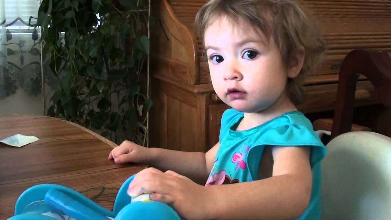 baby throws sticker maker on floor - YouTube