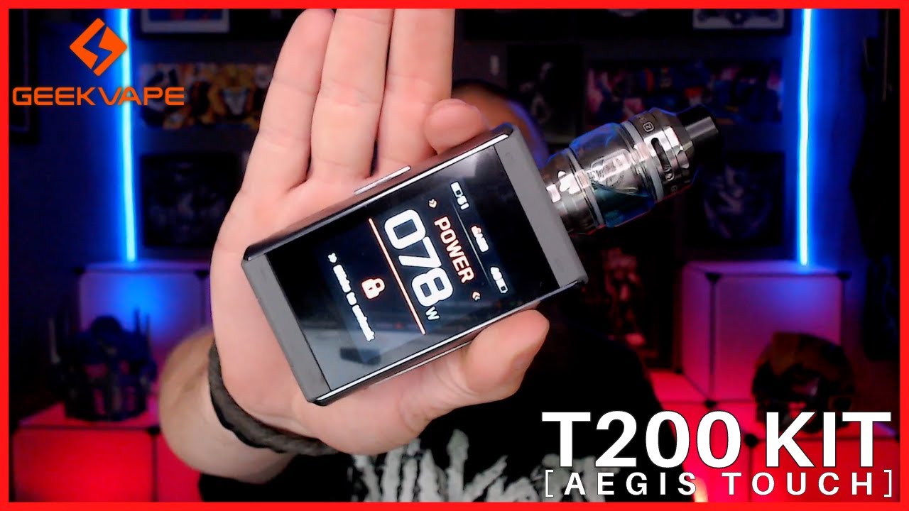 GEEKVAPE T200 Kit [Aegis Touch] Review... And I don't Like It - YouTube