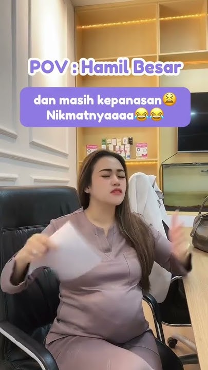 Ibu Hamil Besar Kepanasan #ibuhamil #melahirkan #hamil #ayuharisyah - YouTube