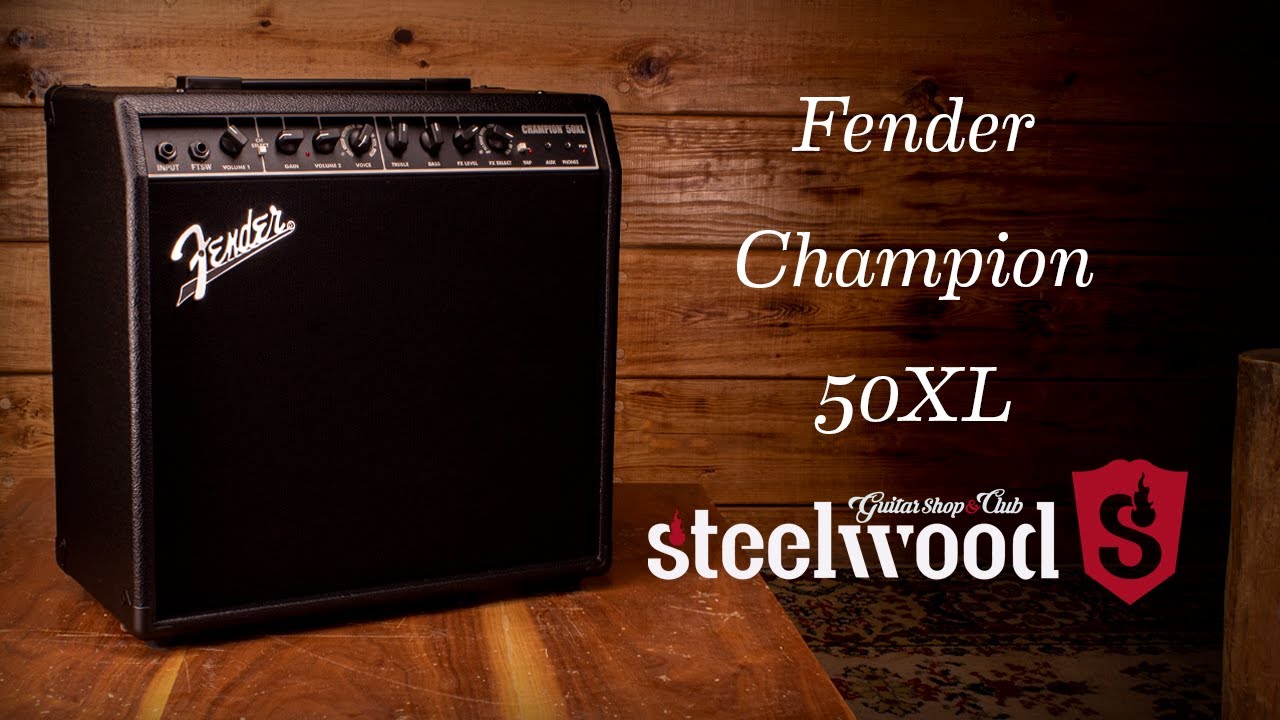 ¿Mejor que el anterior? | Fender Champion 50 XL - YouTube