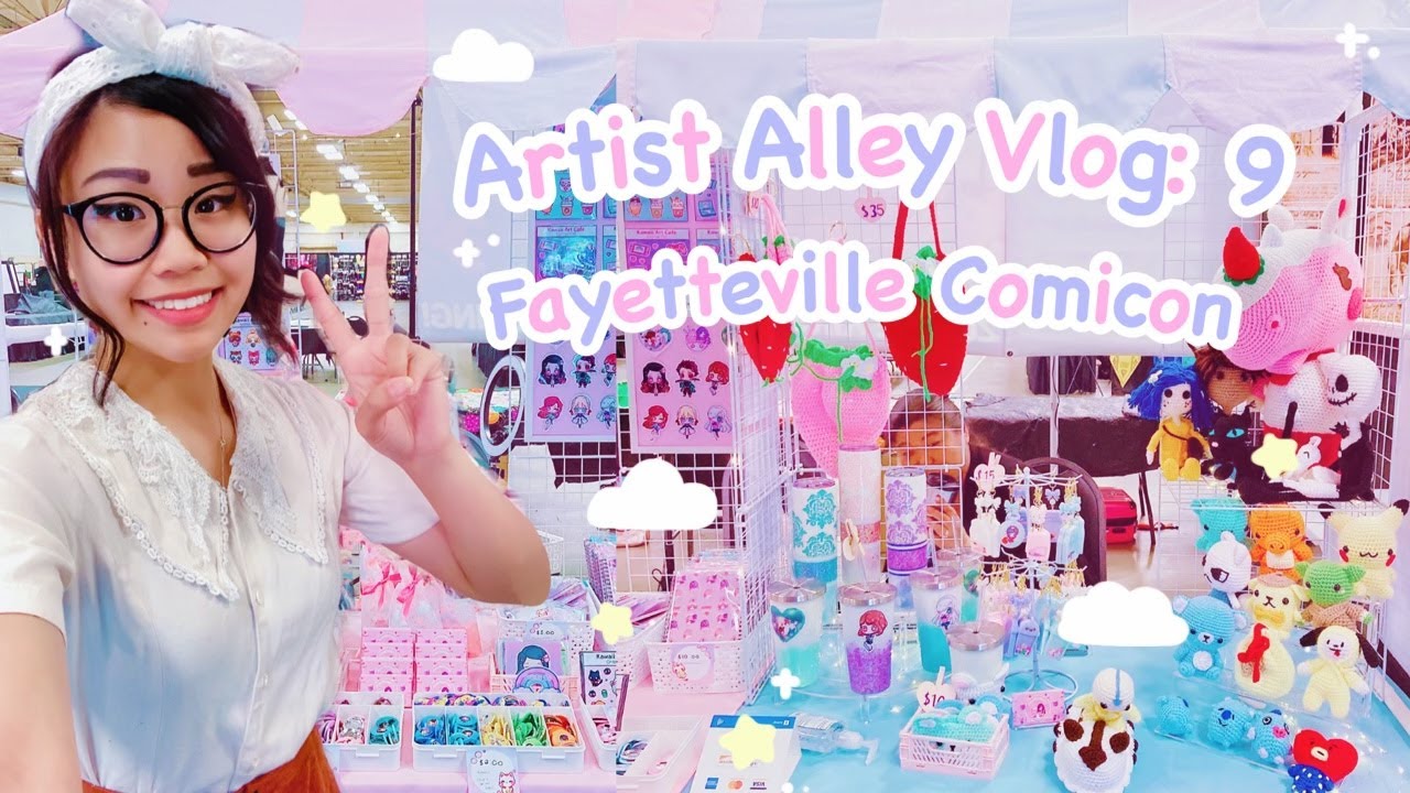 Artist Alley Vlog 9: Fayetteville Comicon 2021 - YouTube