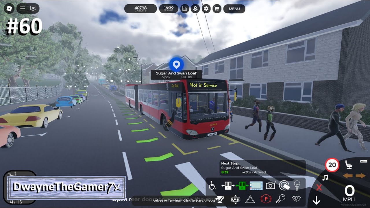 Gameplay #60 | Roblox Croydon london bus simulator - YouTube