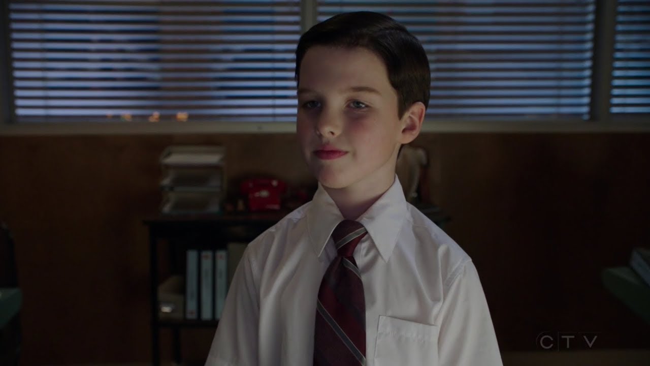 Young Sheldon helps NASA in launching a satelite - Young Sheldon S01E19 ...