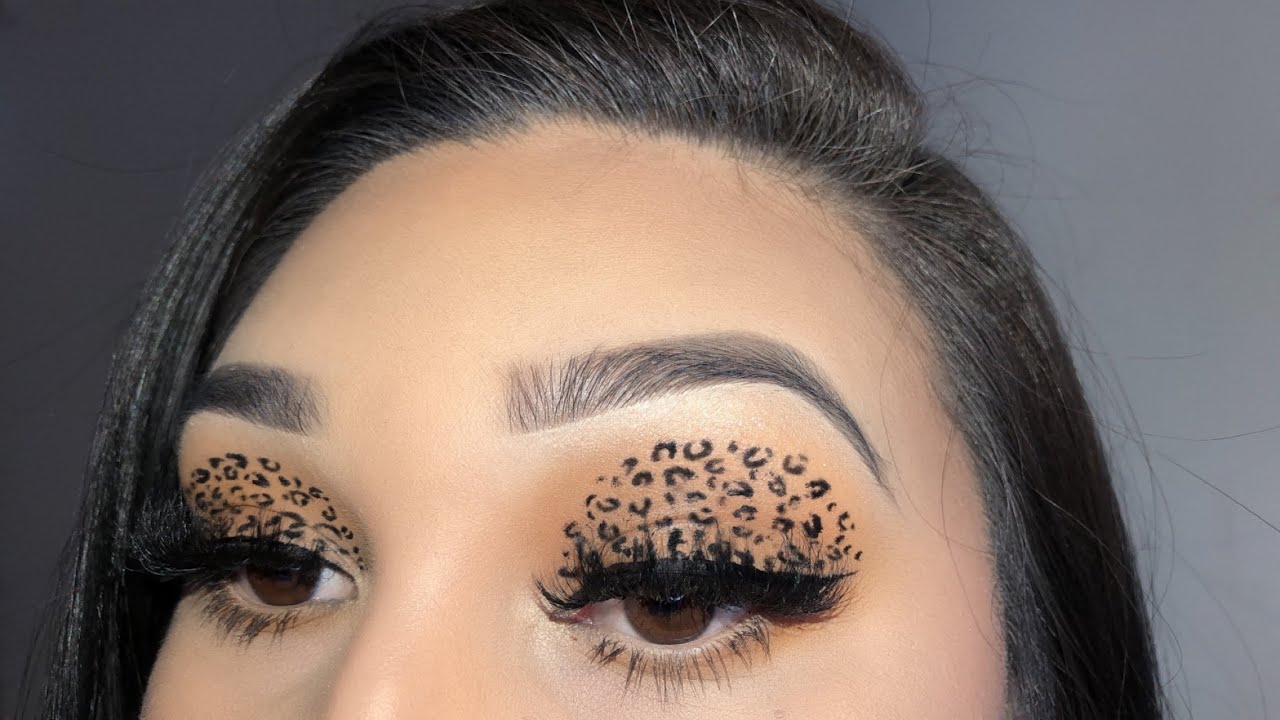 HOW TO CREATE A CHEETAH PRINT🐆 EYESHADOW | JACLYN HILL PALETTE |Andrea ...