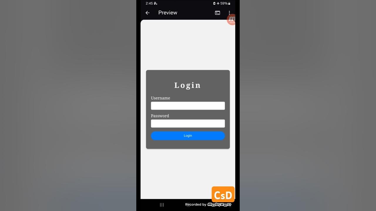 how to create Login page with Html, Css & Js by @csd1447 - YouTube
