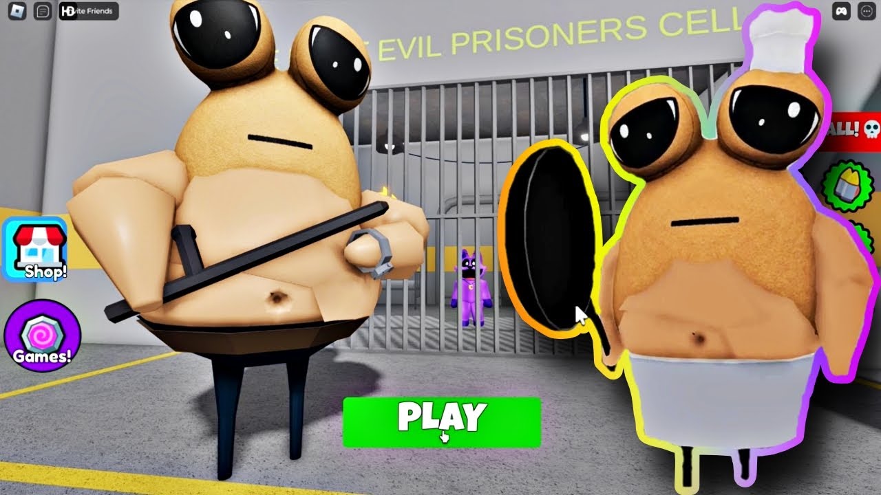 🔥 POU BARRY`S PRISON RUN: Ultimate Roblox 4K GamePlay on Android & iOS ...