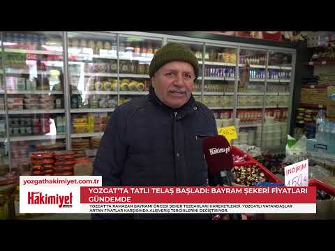 Yozgat'ta tatlı telaş başladı! Bayram şekeri fiyatları herkesi şaşırttı.